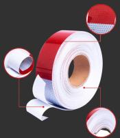 China High Visibility Waterproof Weather Resistant Reflective Warning Tape for Trucks and Trailers for sale