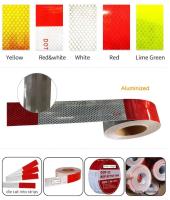China High Visibility Waterproof Weather Resistant Reflective Warning Tape for Trucks and Trailers for sale