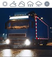 China High Visibility Waterproof Weather Resistant Reflective Warning Tape for Trucks and Trailers for sale