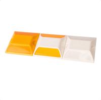 China Road Stud Reflectors with 30 Tons Compression Resistance IP>67 Waterproof Grade and Double Side PMMA Reflector for Pavement Markers for sale