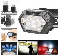 China 800 Lumen 1500mAh Rechargeable LED Headlamp for Outdoor Activities for sale