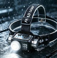 China RGB LED Headlamp Work Light with Type-C Rechargeable and IPX4 Waterproof for Outdoor Activities for sale
