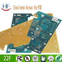China 2oz Single Sided PCB Board Fabrication Gold Plating 0.6mm Copper FR4 Base for sale