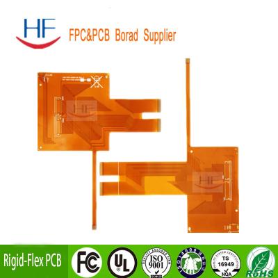 China Custom FR4 Double Sided PCB Prototype Yellow Solder Mask 1.6mm Thickness for sale