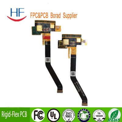 China 10 Layer Rigid Flexible PCB Board Manufacturing and Assembly 3mil Line Width for sale
