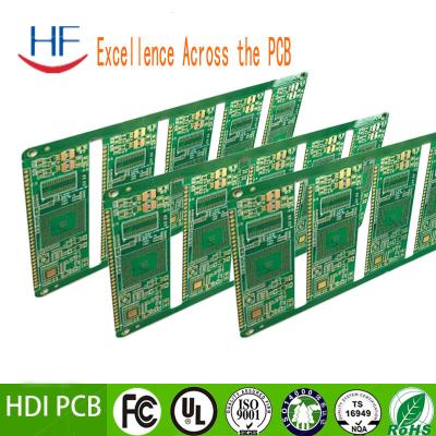 China HDI Multilayer PCB Circuit Board Fr4 1.6 1OZ Immersion Gold Surface Finishing for sale