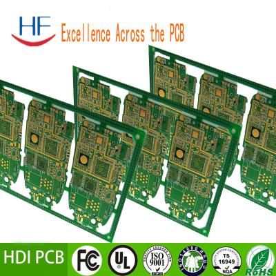 China 8 Layer HDI PCB Fabrication Circuit Board Green For Amplifier for sale