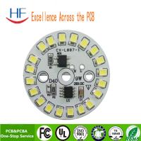 China Led Lighting Double Sided PCB Board Prototypes Aluminum Black Solder Mask HASL Surface for sale
