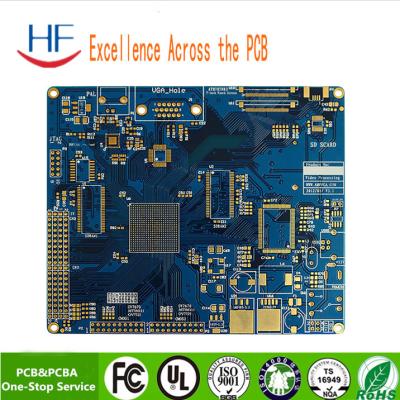 China Cross Blind Buried Hole 8-12 Layers HDI PCB Board 3mil Line Width FR4 HASL for sale