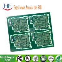 China Rogers FR4 Multilayer PCB Fabrication Service Green Oil for sale