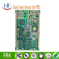 China Rogers FR4 Multilayer PCB Fabrication Service Green Oil for sale