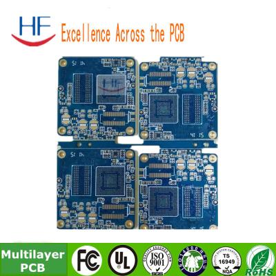 China Blue Multilayer PCB Fabrication Ceramic 8 Layer 1.6MM Double Sided for sale