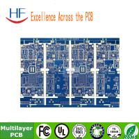 China Blue Multilayer PCB Fabrication Ceramic 8 Layer 1.6MM Double Sided for sale
