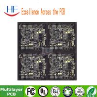 China High Precision Prototype PCB Printed Circuit Board Black board 4 Layer Lead Free Surface Finishing for sale