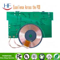 China FR4 2 layer board for wierness charging bluetooth speaker  green oil board pcb pcba for sale