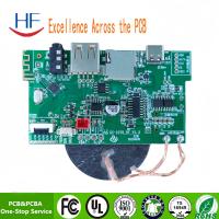 China FR4 2 layer board for wierness charging bluetooth speaker  green oil board pcb pcba for sale