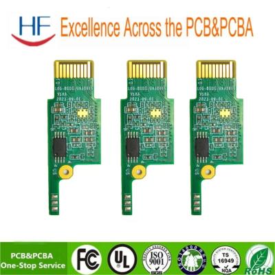 China ENIG Printed Circuit Board Assembly Gold Finger Use 01005 Components Electronic Manufacturing Services for sale