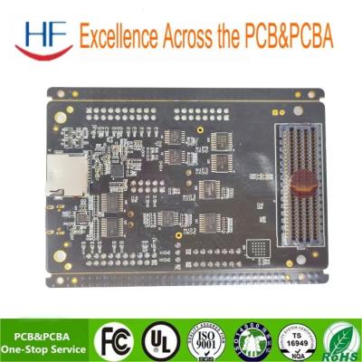 China 1.6mm Black Circiut Board Assembly For Industry Control Multi Application Pcba Smt Service for sale