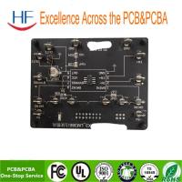 China Black Solder Mask 2 Layer PCB for Communication Education System Manual Soldering for sale