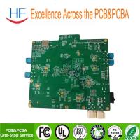 China 4 Layer 1.6mm Electronic PCB Assembly Green Solder Mask AOI X Ray Test PCBA Network Devices for sale