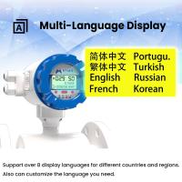 China Digital Water Liquid Pulse 4-20mA RS485 HART Electromagnetic Flowmeter Price Medidor De Corriente Electromagnetic Flow Meters for sale