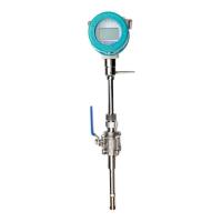 China 4-20mA/Pulse/RS485 Common Steady-state Gas Insertion Connection Flowmeters Thermal Gas Mass Flow Meter for sale