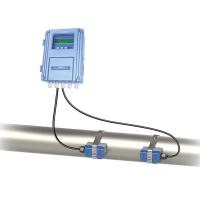 China Best Price RS485 Clamp Type Wall Mounted Ultrasonic Flow Meter for sale