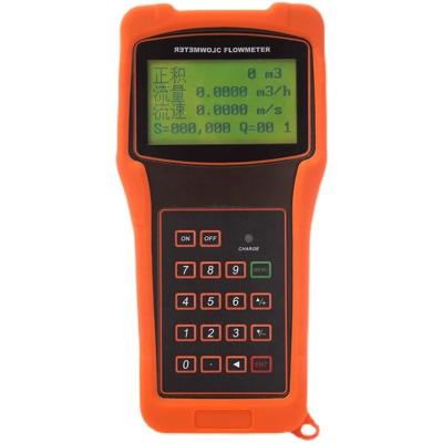 China Clamp-On Handheld Ultrasonic Sensor Water Sewage Flow Meter Liquid Ultrasonic Flowmeter for sale