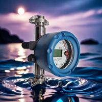 China DN32 Flowmeters Water Meters Sanitary Type Metal Tube Pipe Rotameter for sale