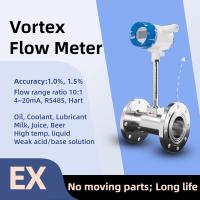 China Steam Micro Flowmeter Wireless Digital Air Vortex Flow Meter for Steam for sale