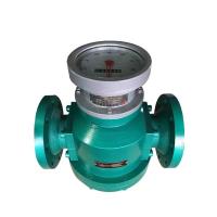 China Kaifeng Industrial Digital 1'' 4-20ma Heavy Oil Diesel Fuel Mechanical Oval Gear Flow Meter for sale