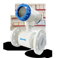 China High Accuracy Seawater Sanitary Milk Beer Liquid Electromagnetic Flow Meter for sale