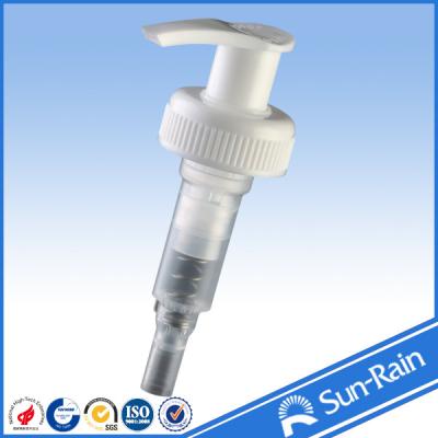China PP screw long mouth White Lotion Dispenser Pump for shampoo bottles for sale
