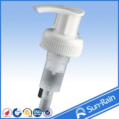 China 28mm plastic lotion pump with clip options for sale