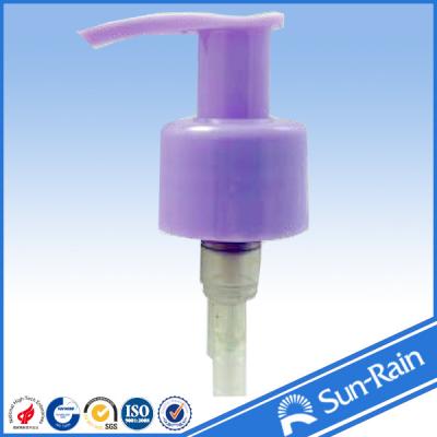 China Purple shampoo plastic lotion pump with 0.5cc output for sale