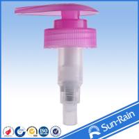 China Colorful plastic 28/400 lotion pump soap dispenser used for cleansing water for sale