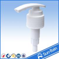 China Plastic white ribbed 24/410 24/415 lotion pump  hand sanitizer dispenser for sale