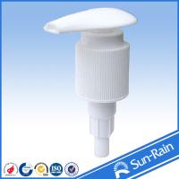 China Plastic white ribbed 24/410 24/415 lotion pump  hand sanitizer dispenser for sale
