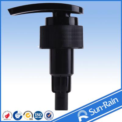 China 28/410 plastic lotion pump for liquid soap and shampoo bottles of ribbed lid for sale