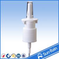 China Smooth closure White nasal sprayer pumps for lotion bottles 20 / 415 for sale