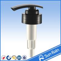 China Cosmetic cream dispenser face transparent black swich lotion pump for sale