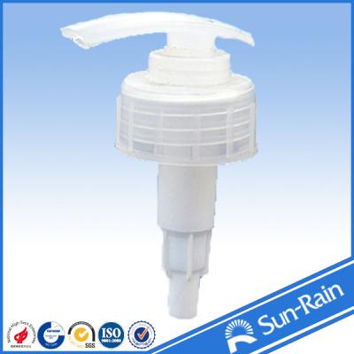 China Cosmetic cream dispenser face transparent black swich lotion pump for sale
