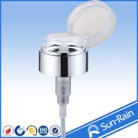 China shiny sliver 33mm nail polish remover pump plastic for nail bottle for sale