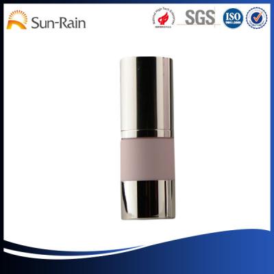 China Clear plastic lotion Airless Pump Bottle for foundation 15ml 30ml 50ml for sale
