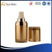 China Luxury Acrylic Airless Pump Bottle for cosmetics WITH Customized Size shape for sale