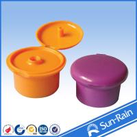 China Non spill shampoo flip top cap for cosmetic packaging with multicolor for sale