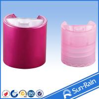 China Custom standard disc cap / plastic bottle cap for lotion bottles for sale
