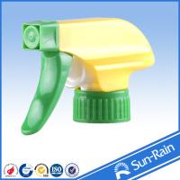 China 28mm Yellow Green Cosmetic trigger sprayers for bottles 28/400 28/410 28/415 for sale