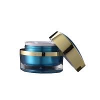 China PMMA round Plastic Cosmetic Jars , empty plastic lotion jars for sale