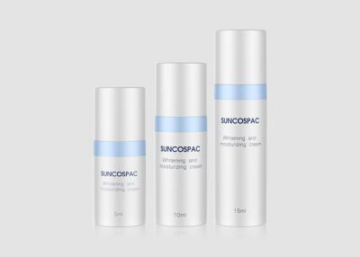 China 5ml 10ml 15ml White Blue Airless Pump Bottles Skincare Small Pp Bottle for sale